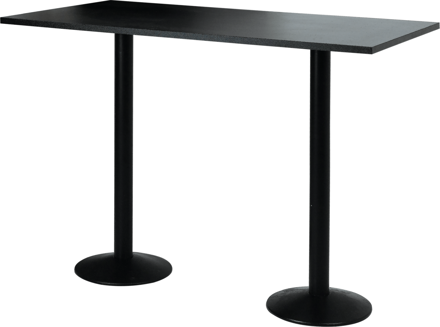 Genoa Dual Bar Table Black Legs - Bar Tables - Dzine Furnishing ...