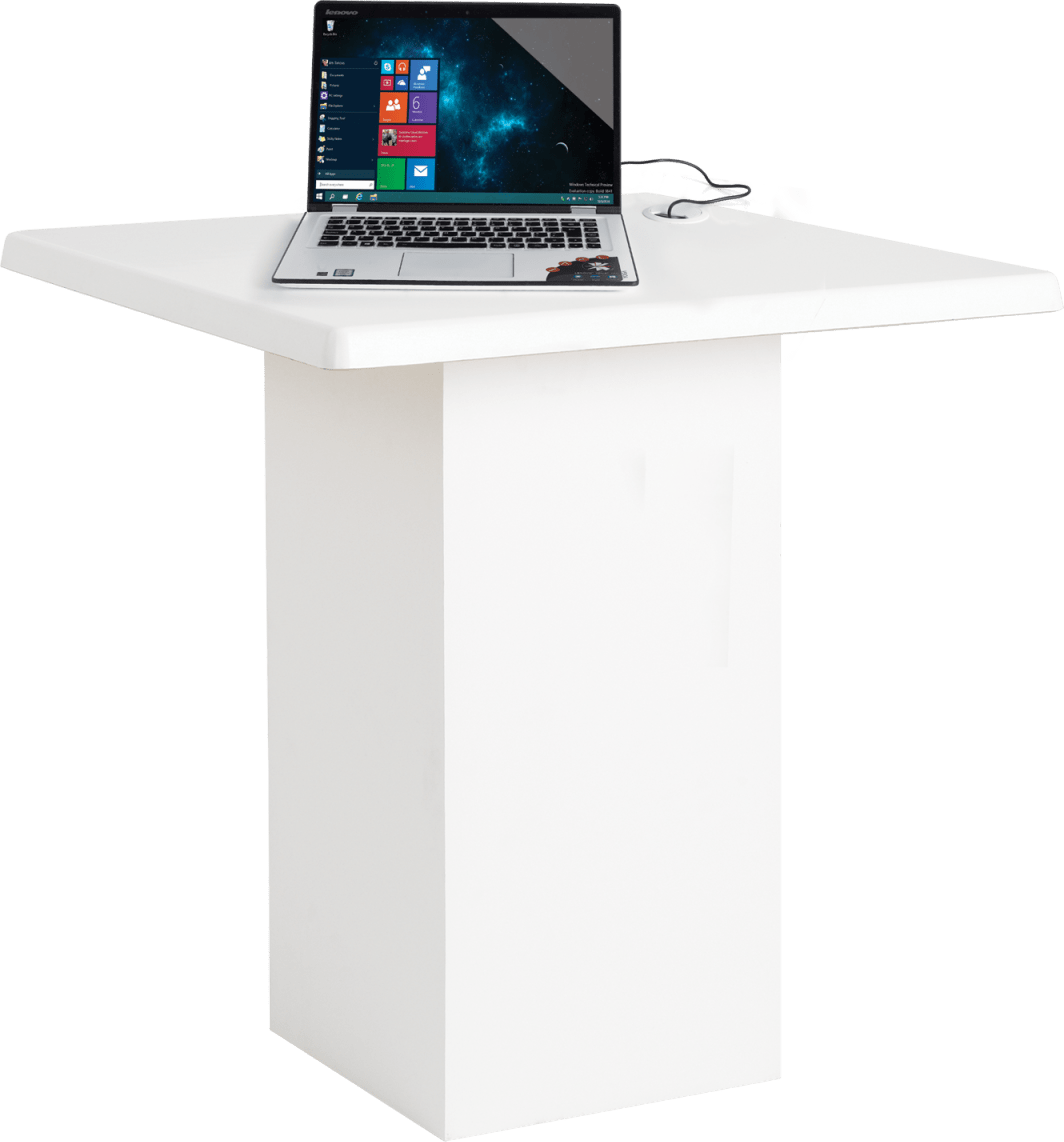 Chicago Bistro Table With Cable Management - Bistro Tables - Dzine ...