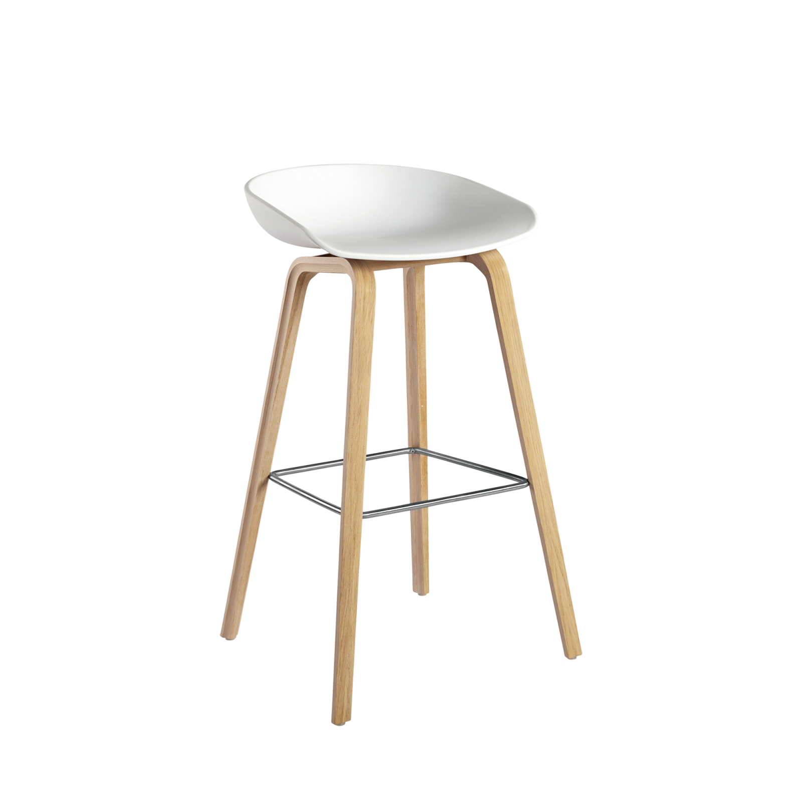 Equator Stool White Polymer Seat - Stools - Dzine Furnishing Solutions Ltd