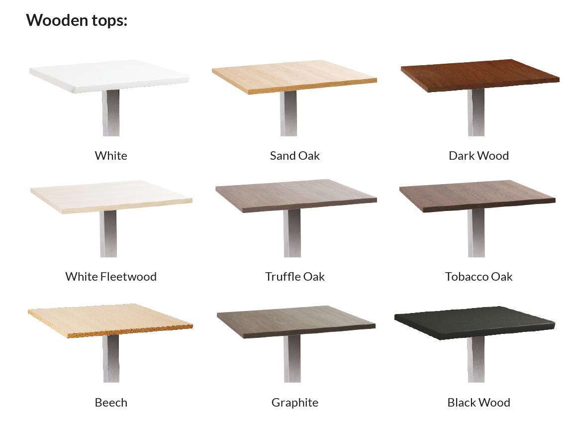 Rome Square Wooden Top Bar Table - Bar Tables - Dzine Furnishing ...