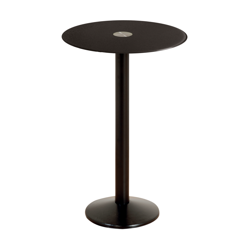 Milan Black Base Bar Table Glass Top - Bar Tables - Dzine Furnishing ...
